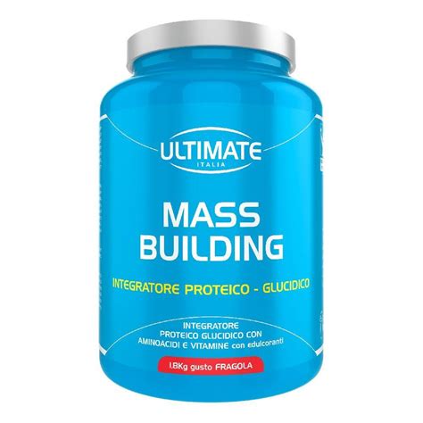 Ultimate Italia Mass Building Strawberry Powder 1800g Supplement For
