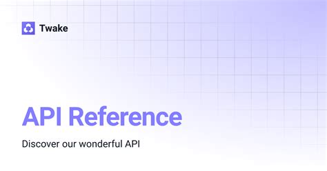 Api Reference Twake