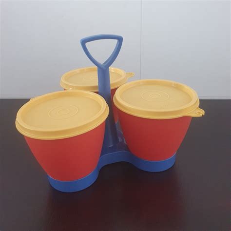 Tupperware Condiment Canister Set Furniture And Home Living Kitchenware And Tableware Food
