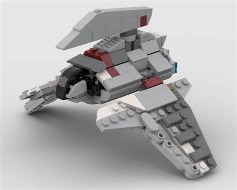 Lego Moc Mini Theta Class Shuttle By Ao Ka Rebrickable Build With Lego