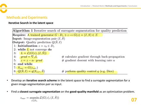 Deep Generative Model Based Quality Control For Cardiac Mri Segmentation Ppt