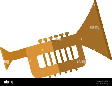 Isolated Trumpet Instrument Design Stock Vector Image And Art Alamy