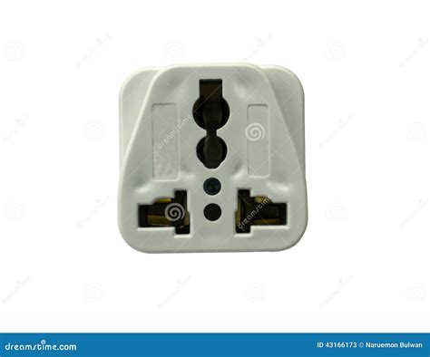 Multiple Extension Socket With Connected Plugs Stock Photo CartoonDealer Com 161388708