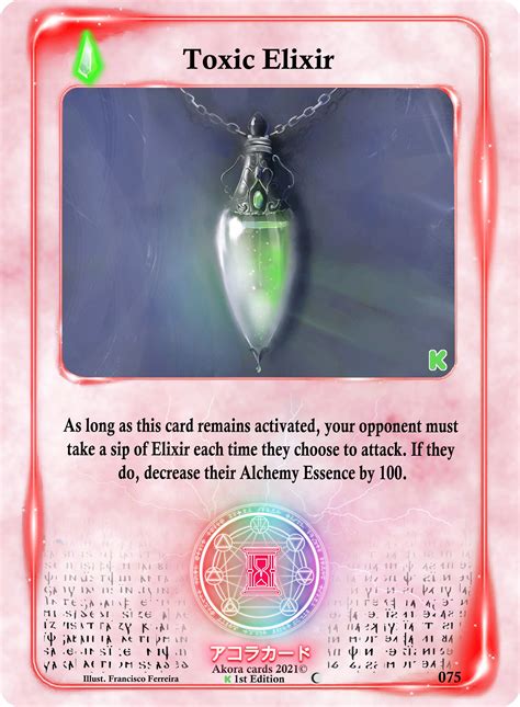 Toxic Elixir Spellbound Wings Kickstarter Edition Akora Tcg