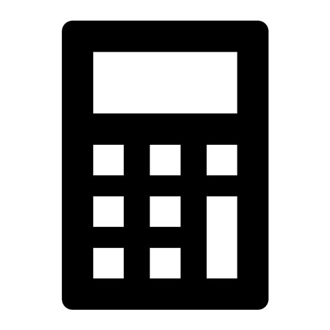 Calculator Sharp Svg Vectors And Icons Svg Repo