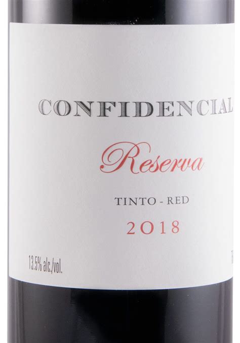 2018 Casa Santos Lima Confidencial Reserva Tinto