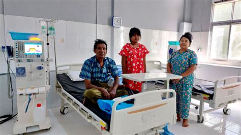 မြိတ်ပြည်သူ့ဆေးရုံကြီး၌ ကျောက်ကပ်ဆေးစက်နှစ်လုံးဖြင့် ကျောက်ကပ်ဝေဒနာရှင