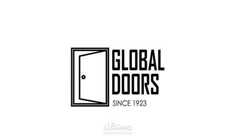 شعار شركة ابواب خشبية مستقل