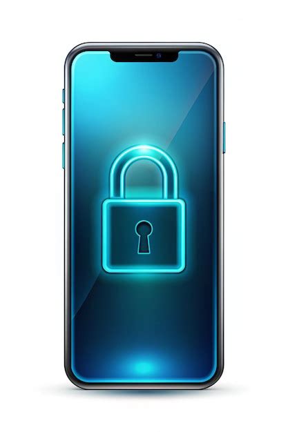 Unique Realistic Personal Data Security Smartphone Screen Lock 3d Design Premium Ai Generated