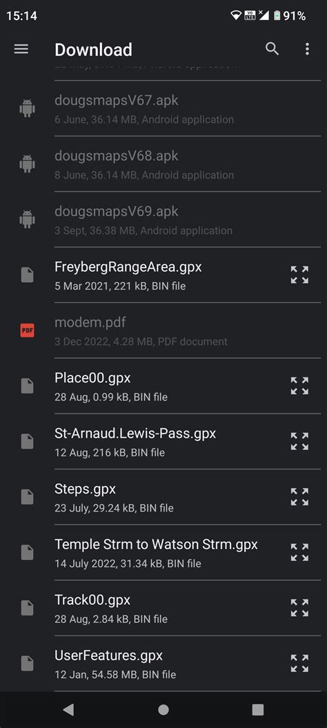 Importing A Gpx File Android Dougs Maps