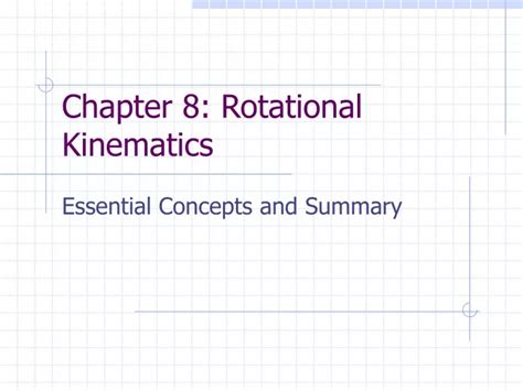 Ppt Mastering Rotational Kinematics Essential Concepts And Equations Powerpoint Presentation