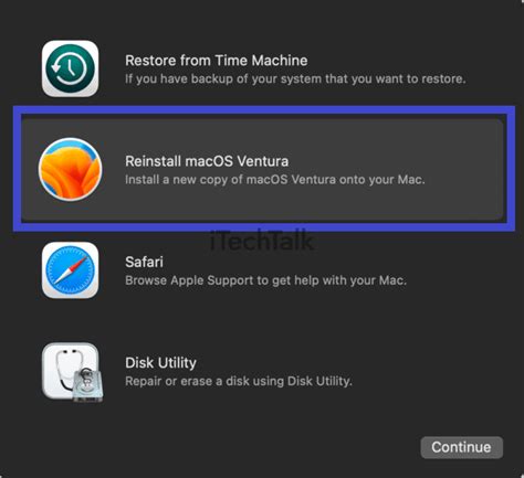 Macos Ventura Recovery Mode Missing Itechtalk