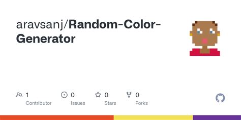 Github Aravsanj Random Color Generator