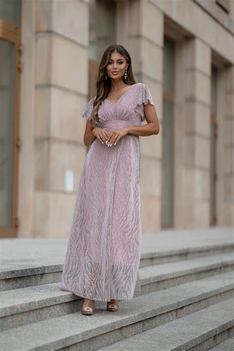 Sukienka Paula Brudny Róż Lalaly