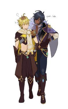 Aether X Kaeya Ideas In Albedo Impact Fan Art