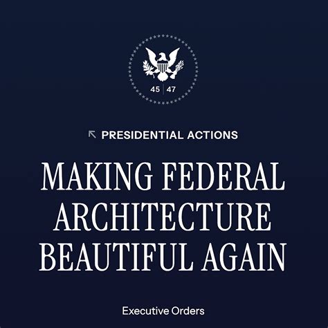 Trump Signs Promoting Beautiful Federal Civic Architecture Executive Order