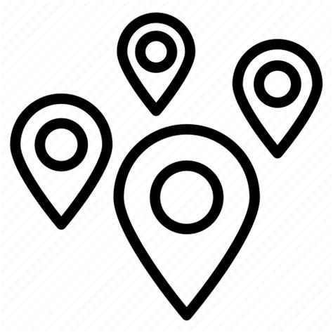 Maps Navigation Pin Location Marker Pointer Icon Download On