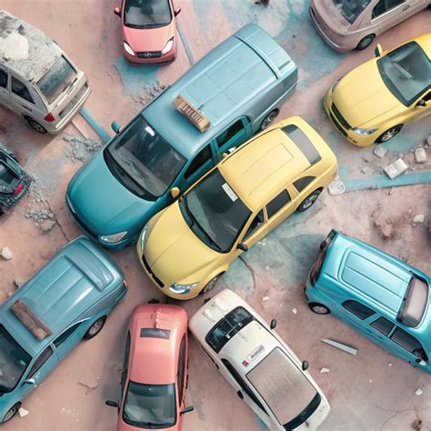 Automotive Collision Chaos Highimpact Crash Scenarios Premium Ai