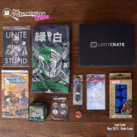 Loot Crate May 2015 Box Review Unite Crate Coupon Find