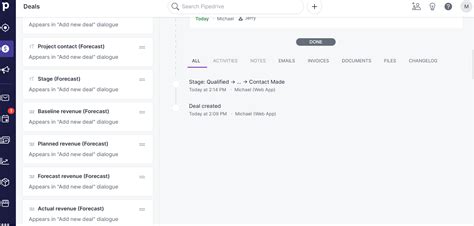 integrating pipedrive with forecast forecast