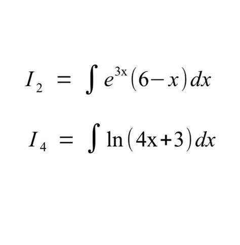 Solved Section 4 Integrate The Following Functions Using