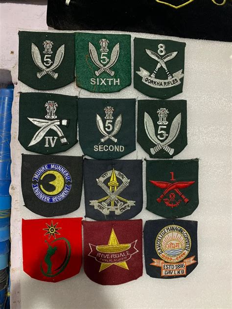 Indian Army Shoulder Badges At ₹ 15piece Military Badges In