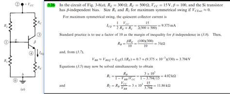 Transistors Maximum Symmetrical Swing Requires Q Point To Be At The