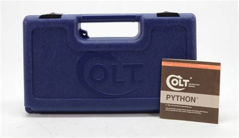Colt Python Box OEM Case 1981 Manual And More Custom Shop