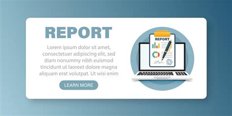 Report Document Icon In Flat Style Dashboard Plan Illustration On Isolated Background Analysis
