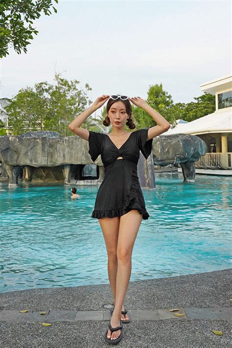 홀리 꼬임 원피스 비키니 에이블리