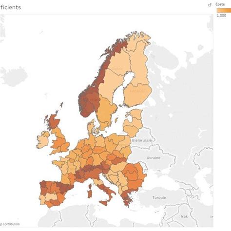 Mean European Transmission Grid Requirement For Frozen Scenarios For Download Scientific