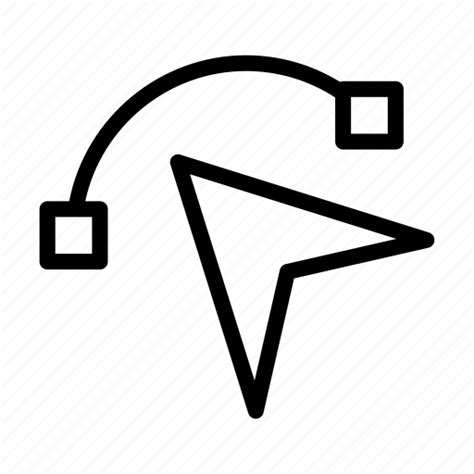Arrow Art Cursor Curve Design Icon