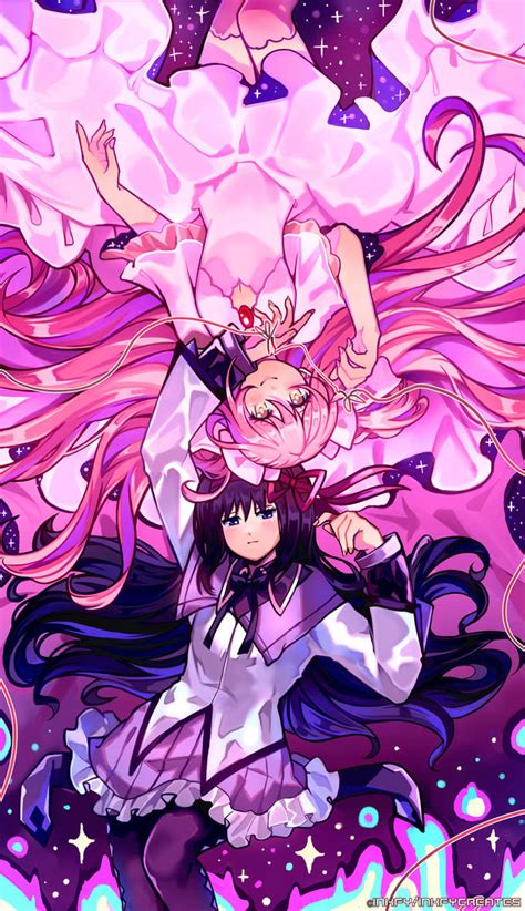 Homura X Madoka Fanart By Inkfy On Deviantart