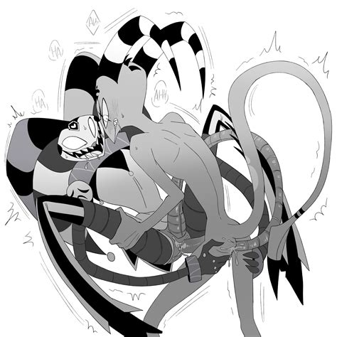 Rule 34 2boys 2demons Anal Animatronic Blitzo Helluva Boss Curved