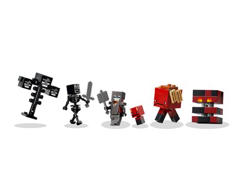 Lego Set 21590 1 Wither Battle 2026 Minecraft Rebrickable Build