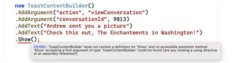 How To Send Toaster Like Notification In Maui Mac Os Application