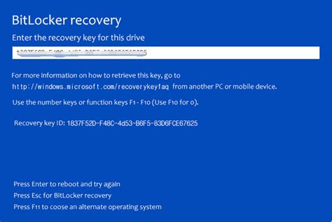 开机后出现bitlocker Recovery画面怎么办？开机后出现bitlocker Recovery画面的原因和解决办法 攀升知识库