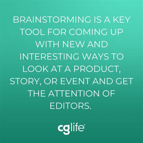 Tips For A Better Brainstorming Session Insights Cg Life An Agency Specialized For Rare