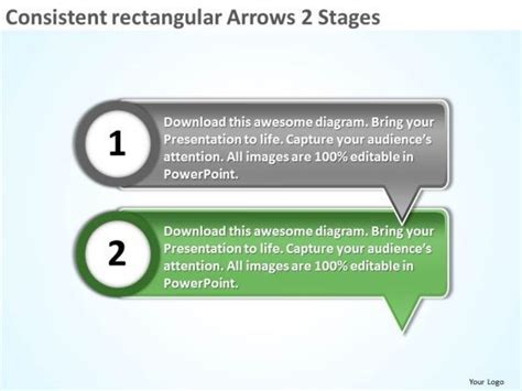 Consistent Rectangular Arrows Stages Flowchart Application PowerPoint Slides