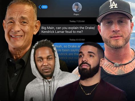 Tom Hanks Son Chet Explains Kendrick And Drake Beef To Him Over Text Hollywood Entertainment News