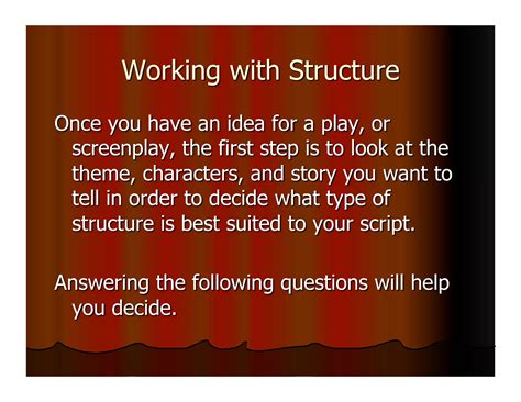Script Structure 120 Pdf