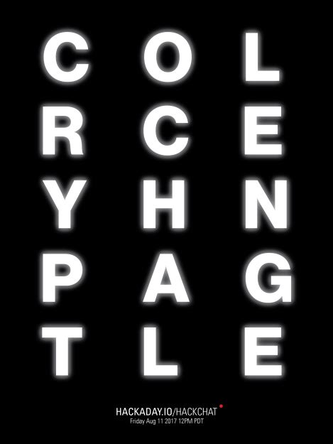Friday Hack Chat Crypto Challenge Hackaday