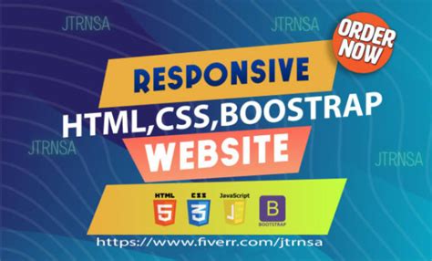 Build Web Design Your Webside With Html Css Js By Jtrnsa Fiverr