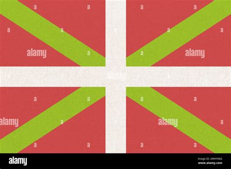 National Basque Country Flag On Fabric Surface Basque Country Flag