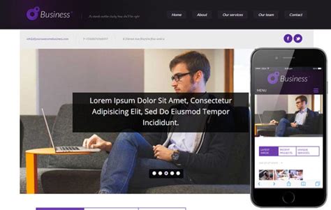 Business Corporate Responsive Web Template
