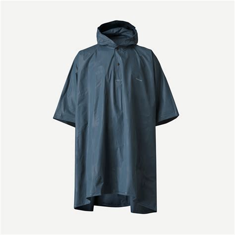 Adult Waterproof Poncho For 0 10l Bag Pale Blue Mt50