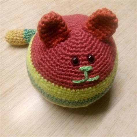 Круглый кот крючком. | Кот