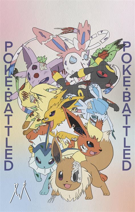 [oc] The Many Forms Of Eevee R Eevee