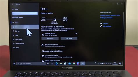 How To Connect Wifi Network In Asus Vivobook 14 Youtube