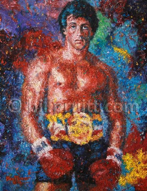 Sylvester Stallone Rocky 3 Balboa Art Print 13x17 Etsy